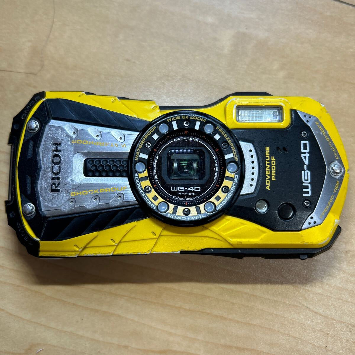 Yahoo!オークション - RICOH コンパクトデジタルカメラ 防水 WG-40