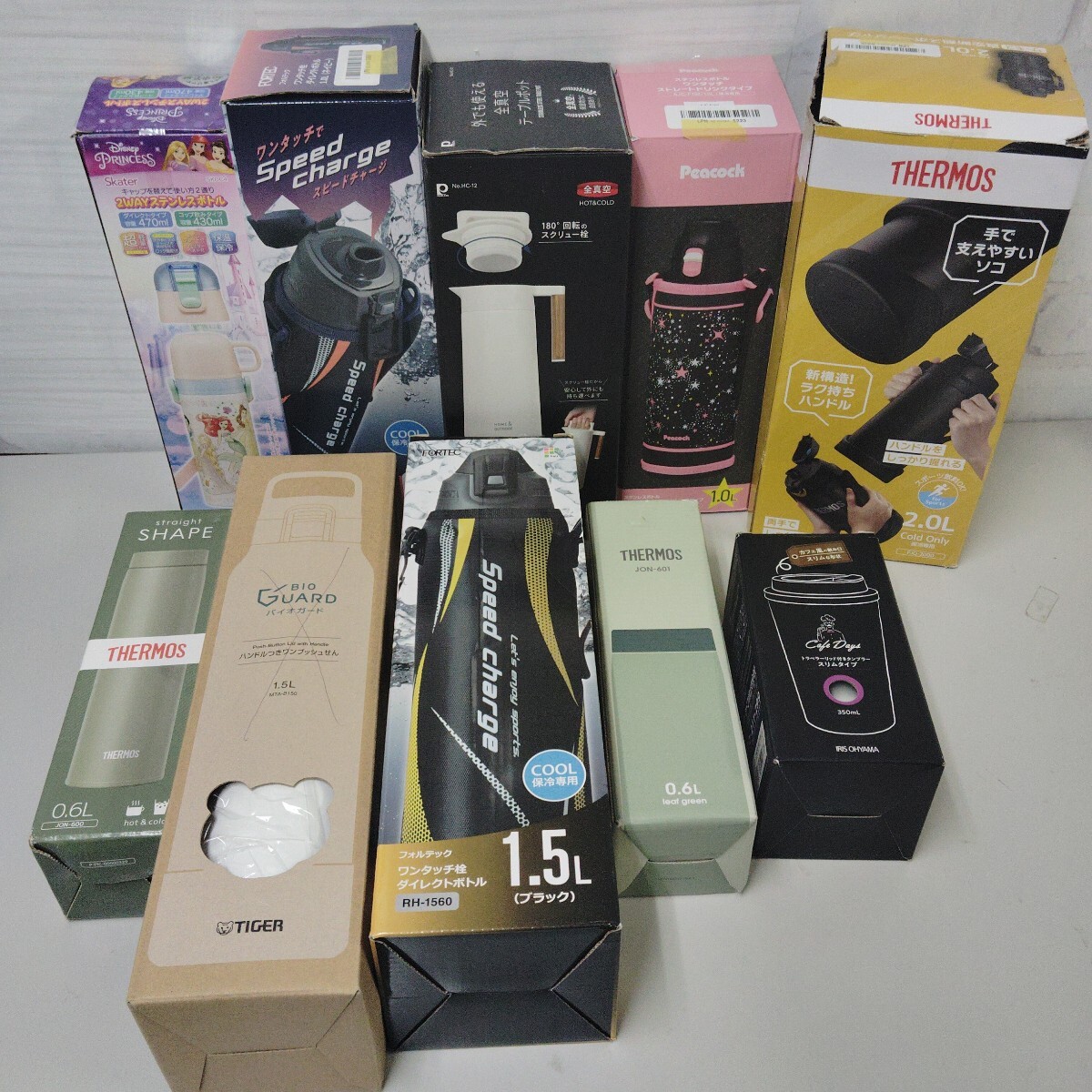 Yahoo!オークション - L98 まとめて 水筒 ボトル サーモス 大量 ジャ...