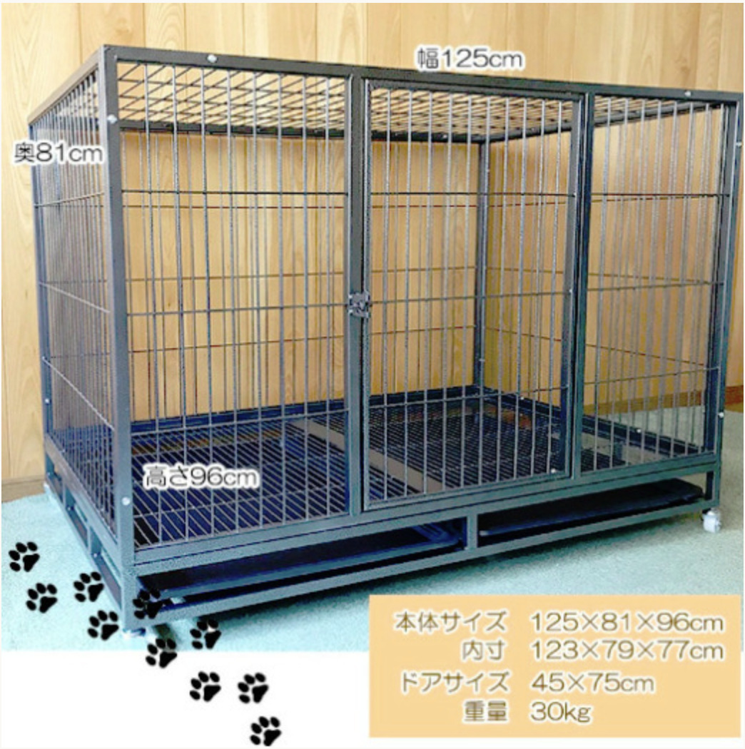 Yahoo!オークション - ペットケージ 超大型 3L 125×81×96cm ペットサー...