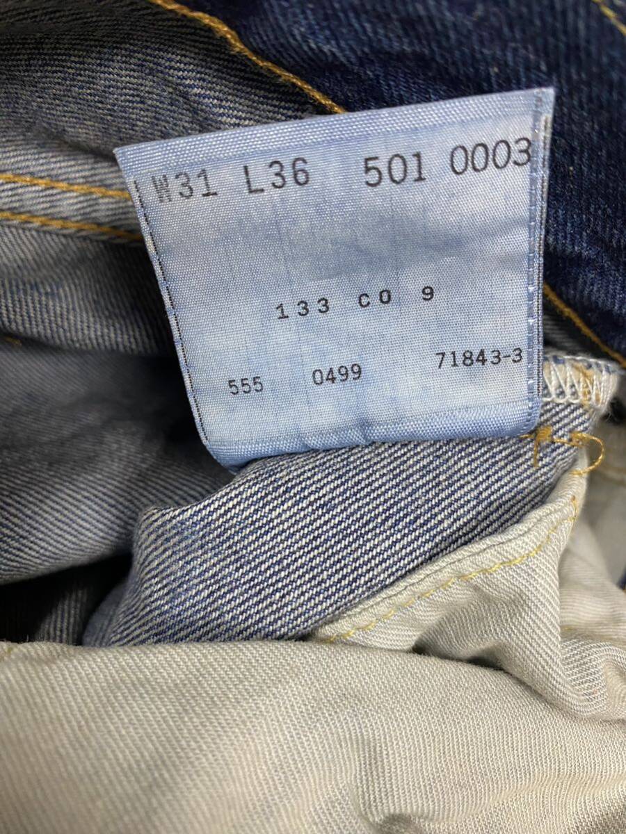 Levi's リーバイス 501XX 501-0003 W31 L36 赤耳 ボタンフライ 米国製 ヒゲ ヴィンテージ ボタン裏555 バレンシア工場(W31)｜売買されたオークション情報 ...