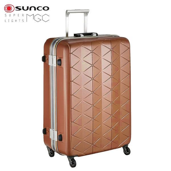 送料300円 税込 pu319 sunco スーパーライト スーツケース 4〜7泊用 MGC1-69 エンボスローズピンク 48400円相当 シンオク(スーツケース、トランク一般)｜売買された ...