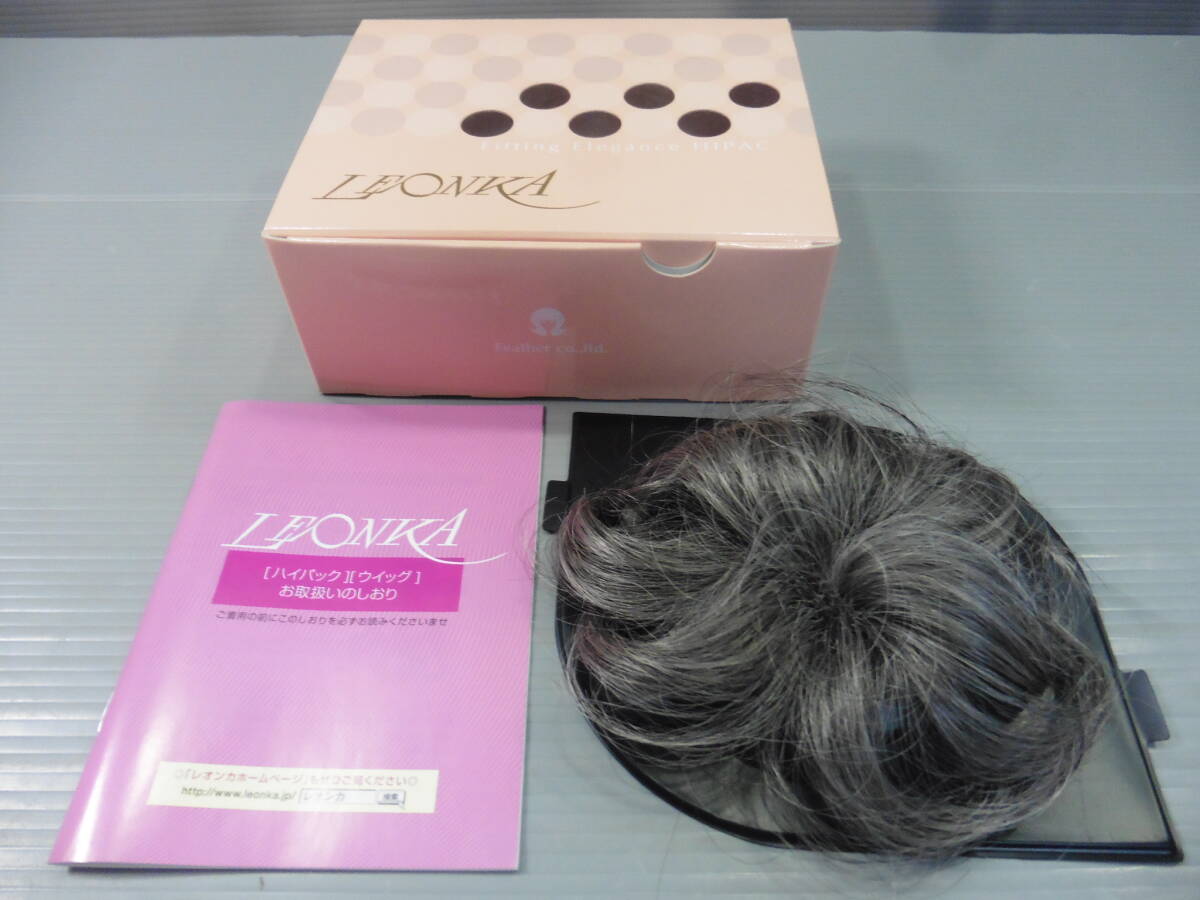 Yahoo!オークション - ヘアアクセサリー LEONKA/レオンカ 白髪60% 部分...