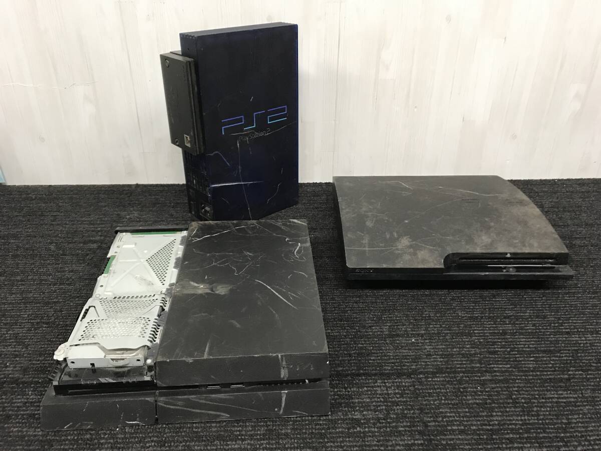 7 PlayStation 3台まとめ PS2 SCPH-50000/PS3 CECH-3000B/PS4 CUH-1100A プレステ ジャンク 写真追加有り(PS4本体)｜売買された ...