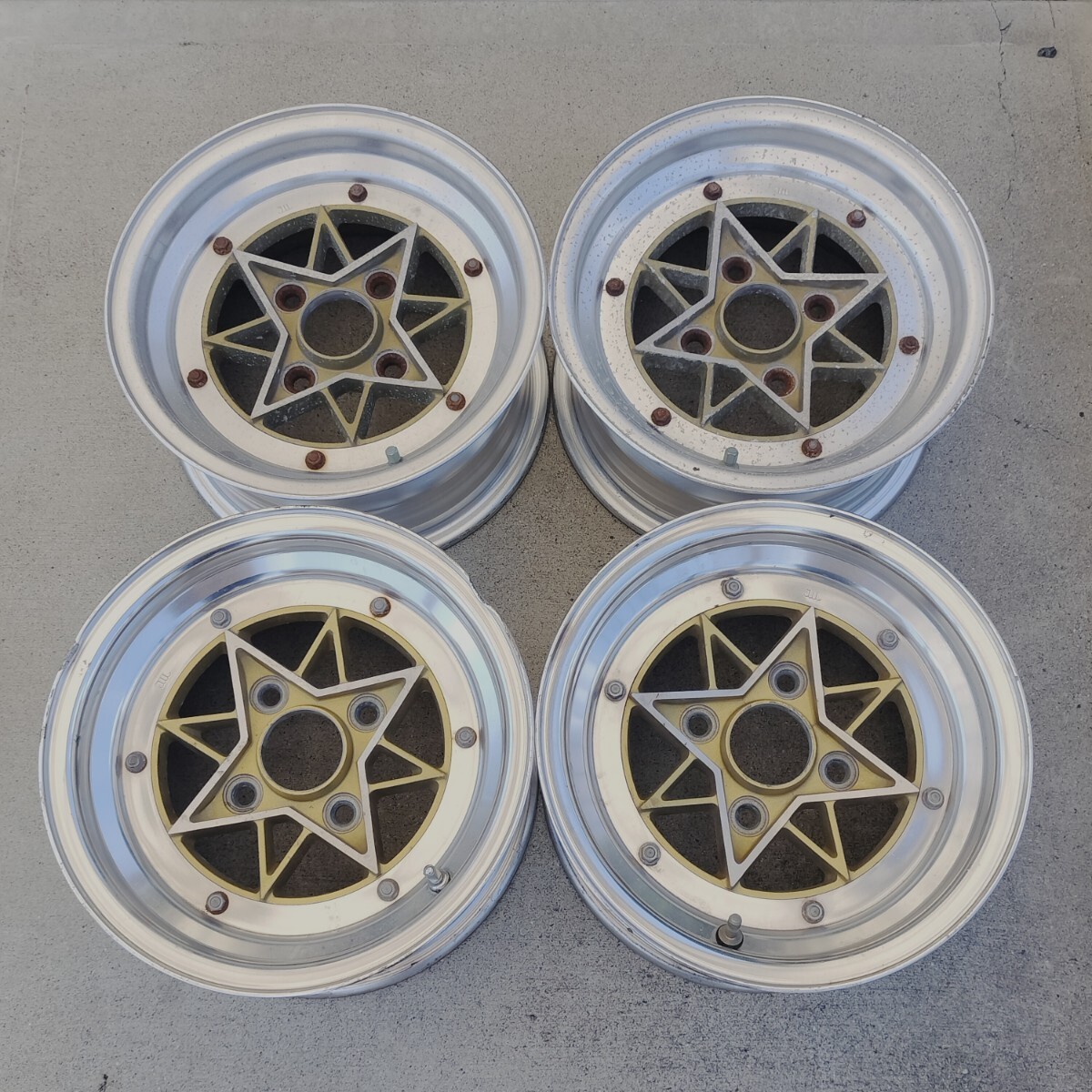 スピードスター 当時物 13×7.0J ET9 2本 ET10 2本 手測り PCD114.3 4穴 ハブ径70 アルミホイール4本(社外品)｜売買されたオークション情報、yahooの商品情報 ...