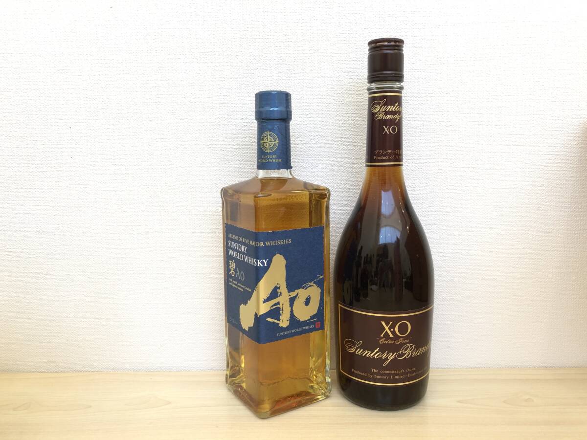 Yahoo!オークション - 《7661》未開栓 SUNTORY 2本セット / AO 碧 ウイ...