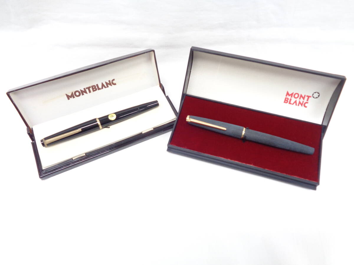 Yahoo!オークション - MONTBLANC 万年筆 220 ペン先585・No32 吸入式2...