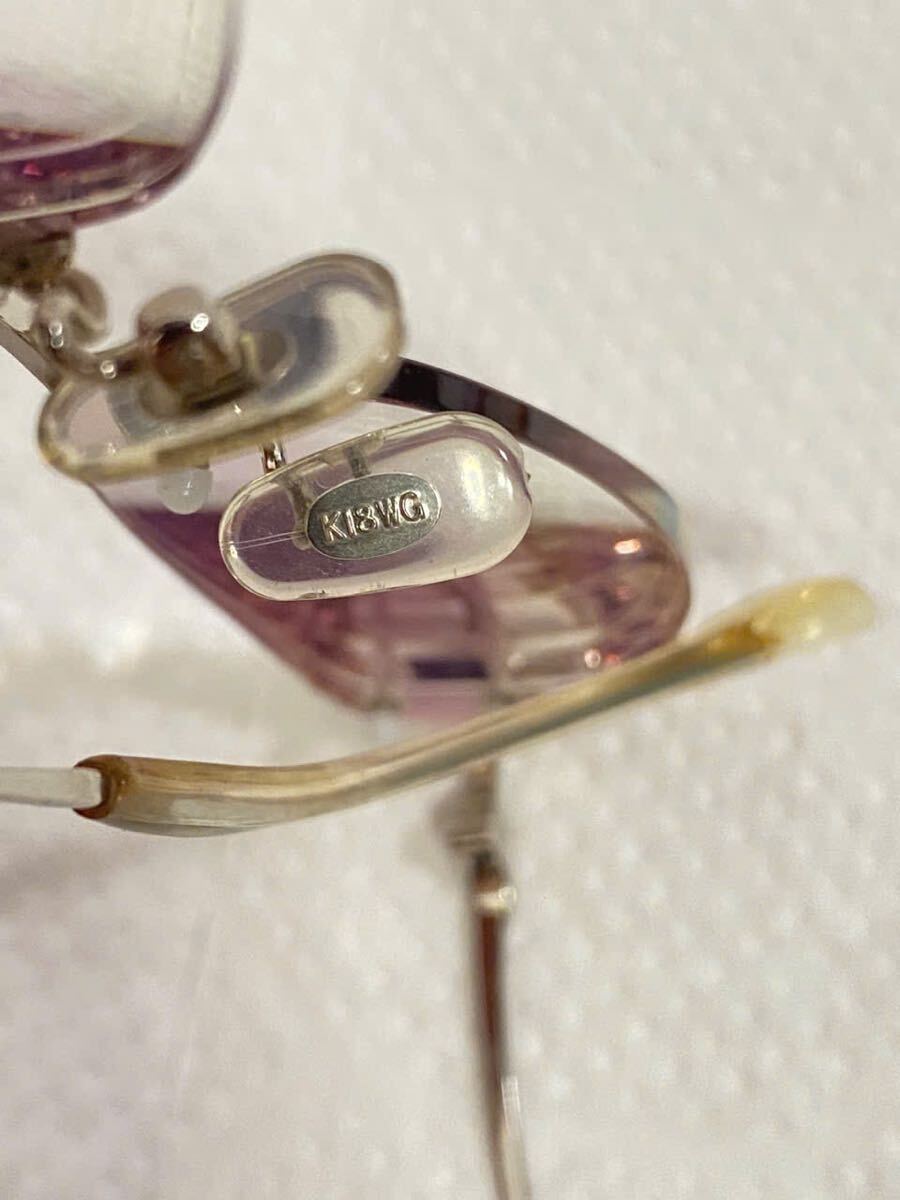 Yahoo!オークション - メガネ K18WG