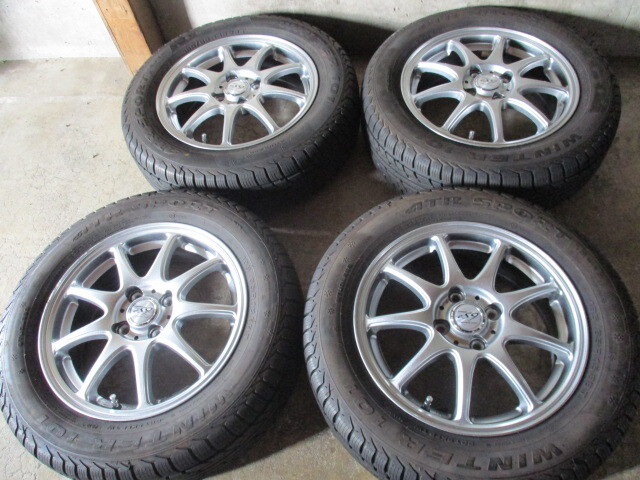 Yahoo!オークション - (格安売切+冬用)set MANARAY DIOS es9 (15x5 5+4...