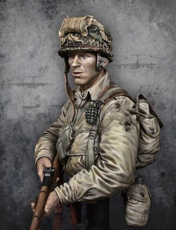 Yahoo!オークション - 大戦 銃 男性 歩兵 兵士 1 10 樹脂 バスト 模型...