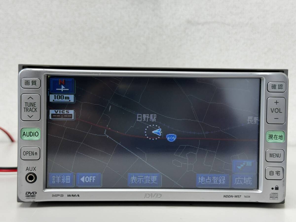 Yahoo!オークション - トヨタ純正 DVDナビ NDDN-W57 CD/DVDビデオ 地図...