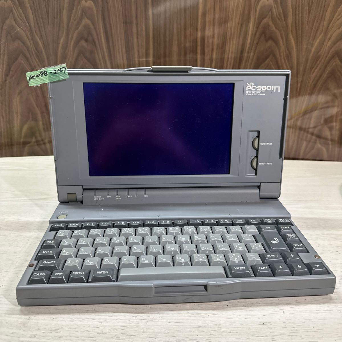 Yahoo!オークション - PCN98-2167 激安 PC98 ノートブック NEC PC-9801...