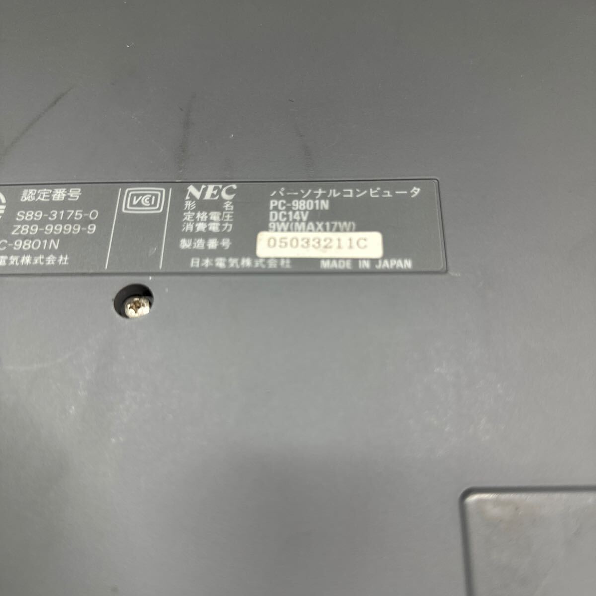 Yahoo!オークション - PCN98-2167 激安 PC98 ノートブック NEC PC-9801...