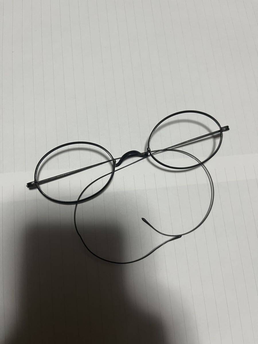 vintage メガネ 縄手 アンティーク 骨董品 レトロ ヴィンテージ テンプル つる 伊達 10s 20s 30s 40s 50s 古着 明治 昭和(金属フレーム)｜売買されたオークション ...