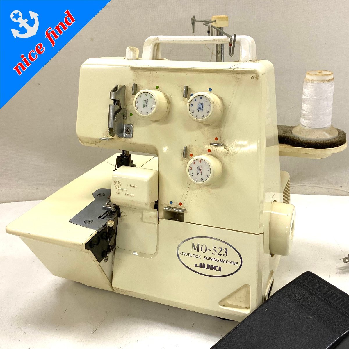 Yahoo!オークション - ジューキ JUKI OVERLOCK SEWINGMACHINE model M...