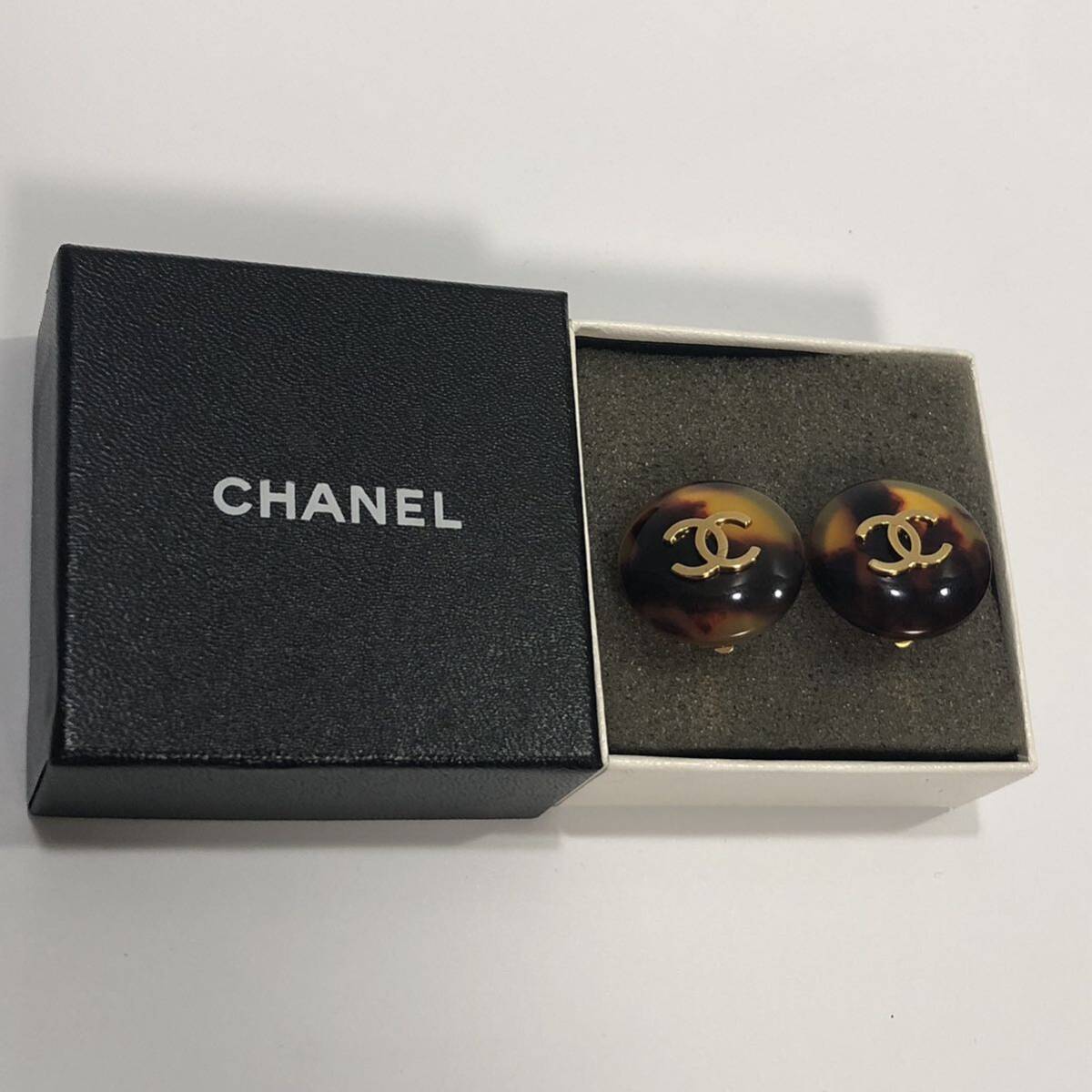 Yahoo!オークション - シャネル ヴィンテージ イヤリング 97P べっ甲 ...