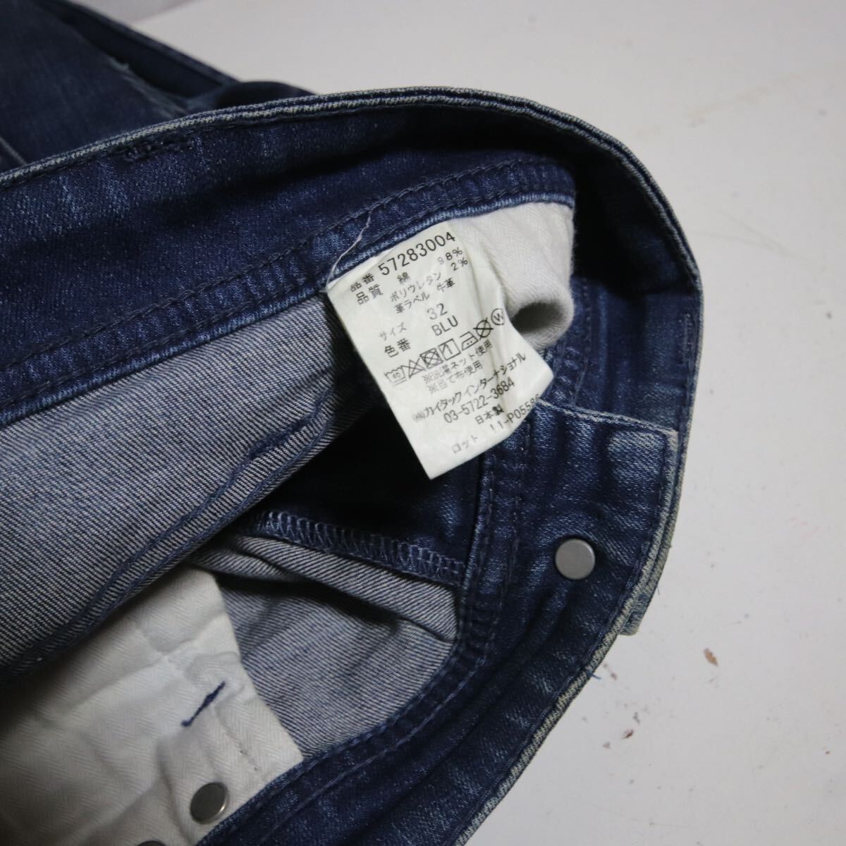 Yahoo!オークション - 希少【YANUK ヤヌーク】NEIL ストレッチ デニム ...