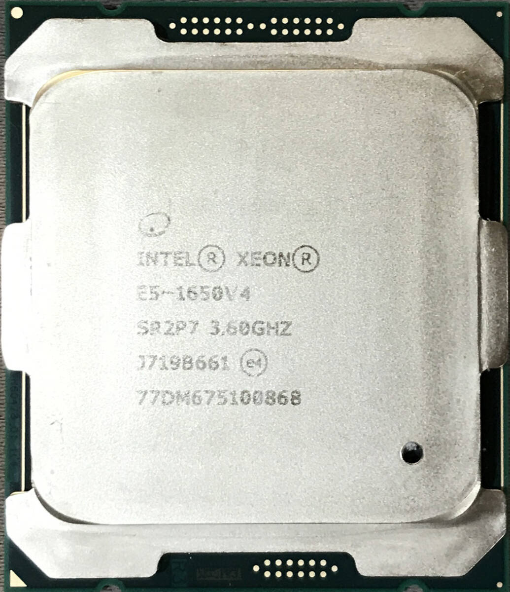 Yahoo!オークション - Xeon E5-1650V4 3.6GHz 6コア12スレッド FCLGA20...