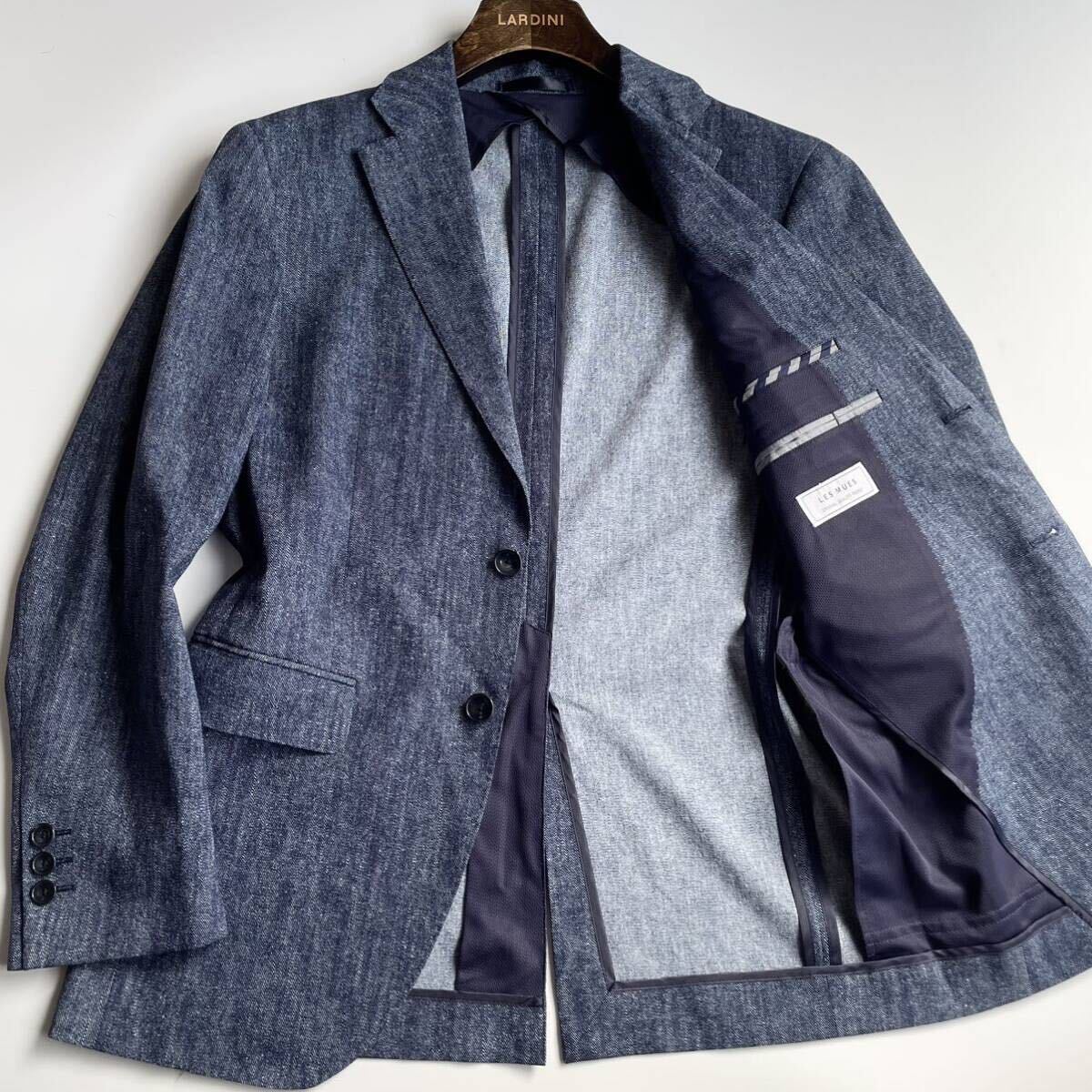 Yahoo!オークション - 【リネンデニム調】美品 LES MUES/レミュー ウォ...