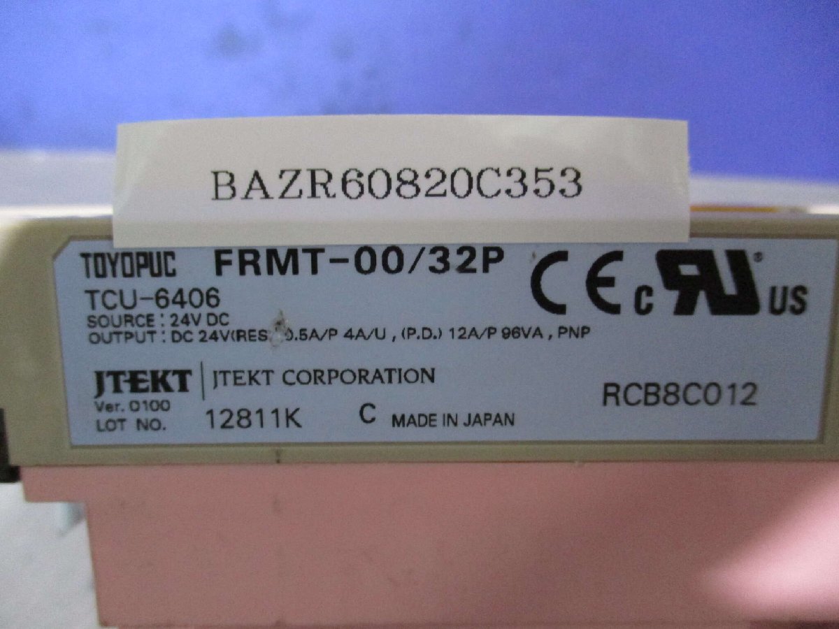 Yahoo!オークション - 中古 Toyopuc TCU-6406 FRMT-00/32P リモート I/...