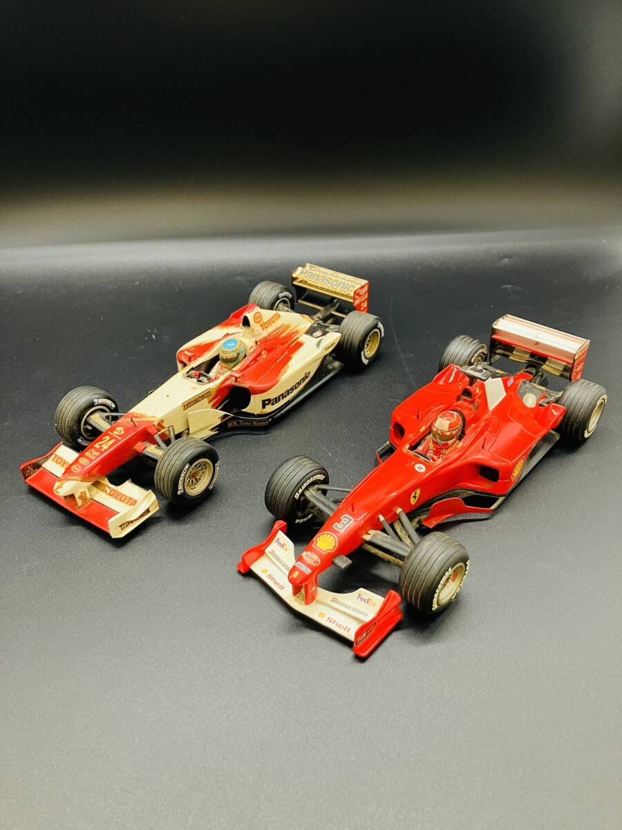 Yahoo!オークション - 【荒2385】1/18 2台セット TOYOTA TF102 Panason...
