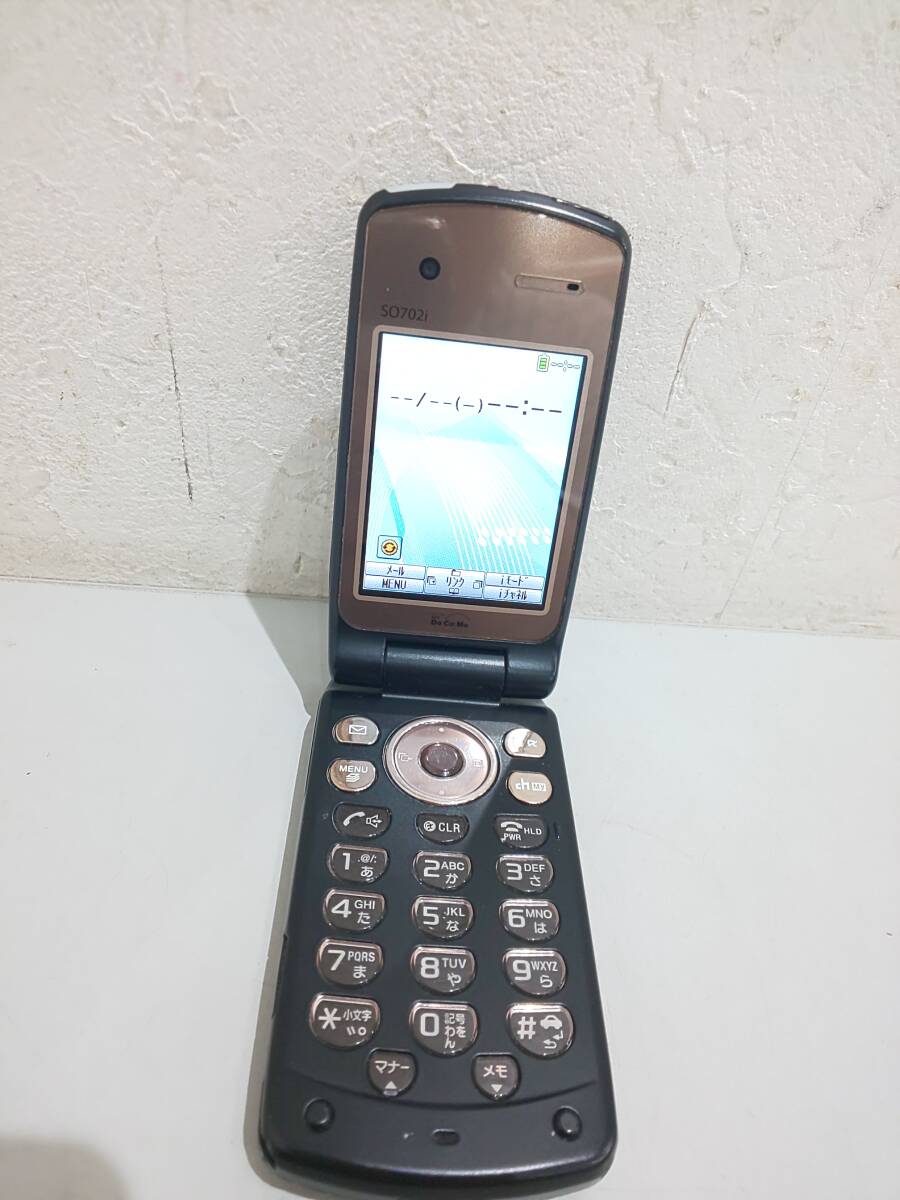 Yahoo!オークション - 60354 docomo FOMA SO702i ブラック 初期化済み ...
