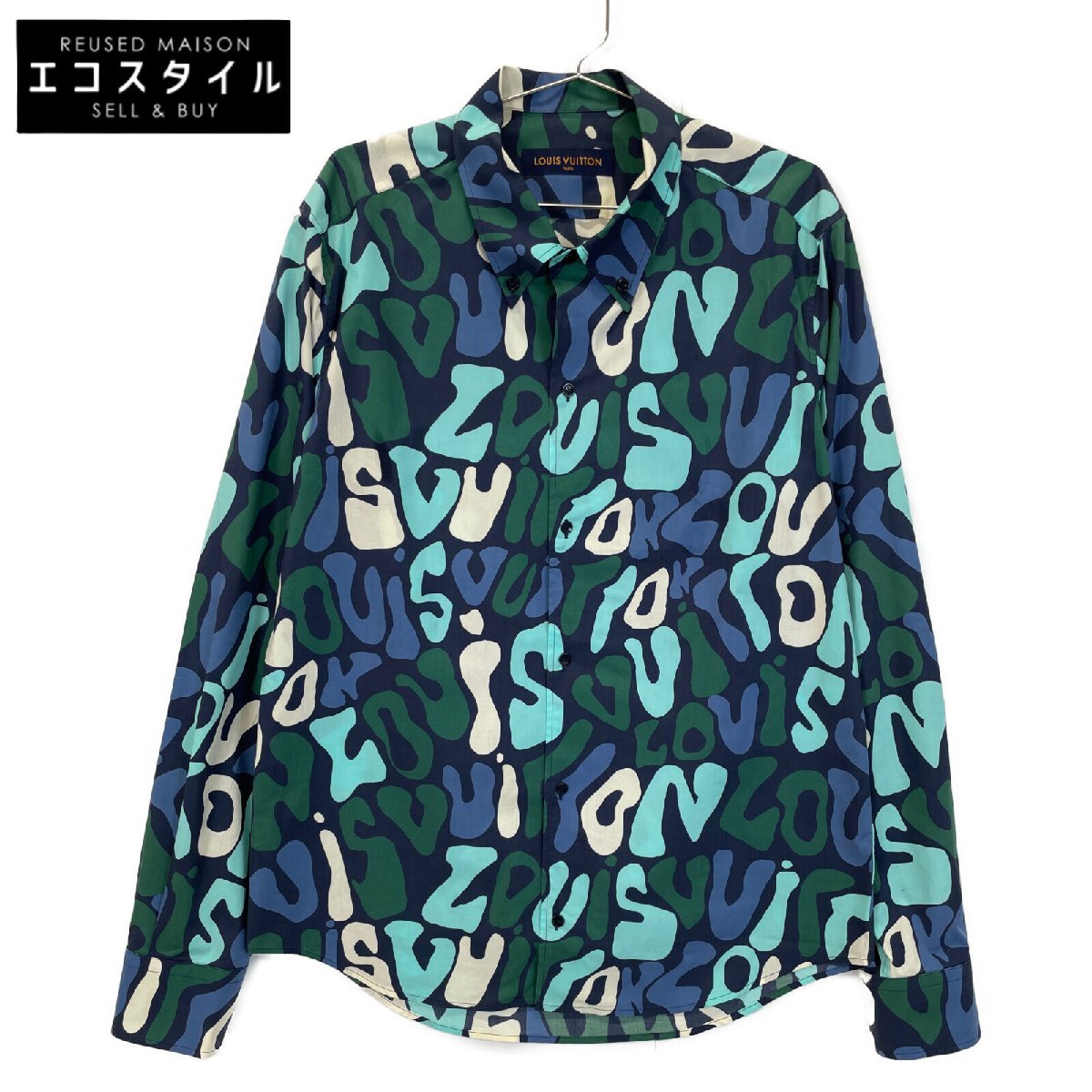 Yahoo!オークション - LOUIS VUITTON ルイヴィトン 23年SS RM231Q TB0 ...