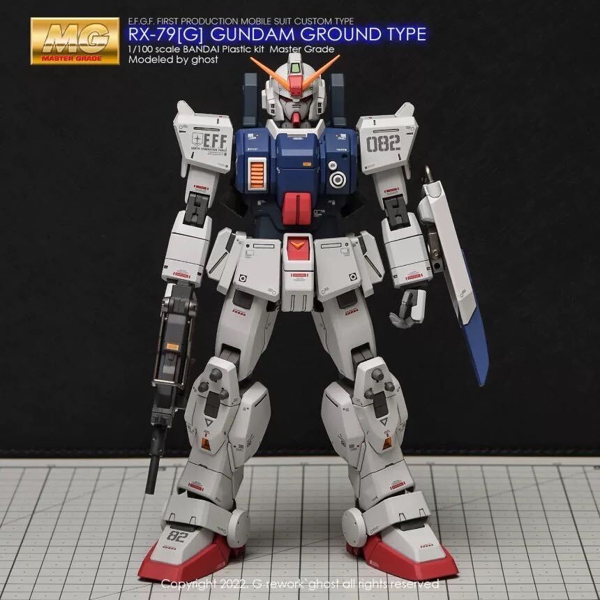Yahoo!オークション - MG 1/100第08MS小隊 RGM-79(G) 陸戦型ガンダム専...