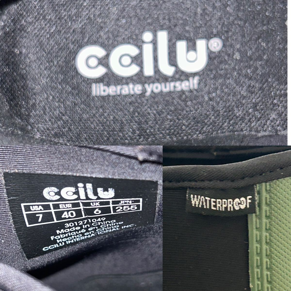 Yahoo!オークション - 【新古品】ccilu チル レインシューズ サイドゴ...