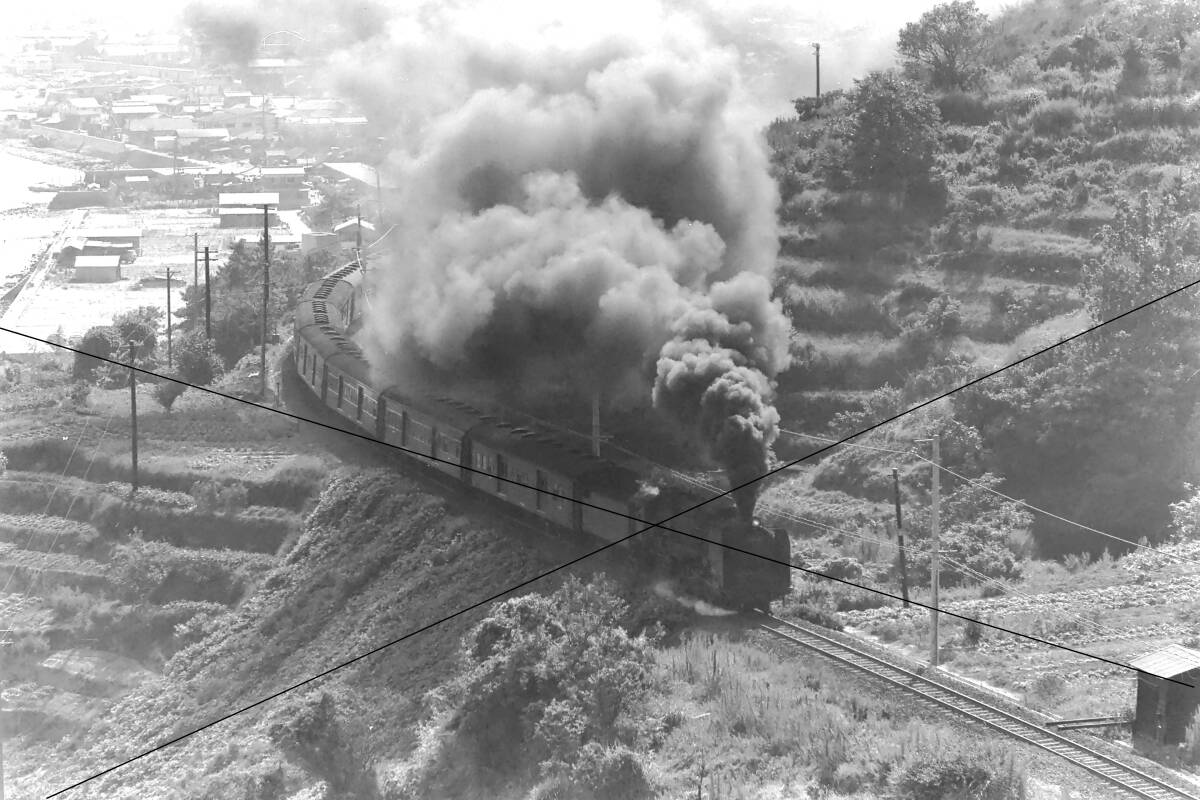 Yahoo!オークション - 掲載コマ +1 C62-41〔糸〕呉線＝昭和40年代のSL...