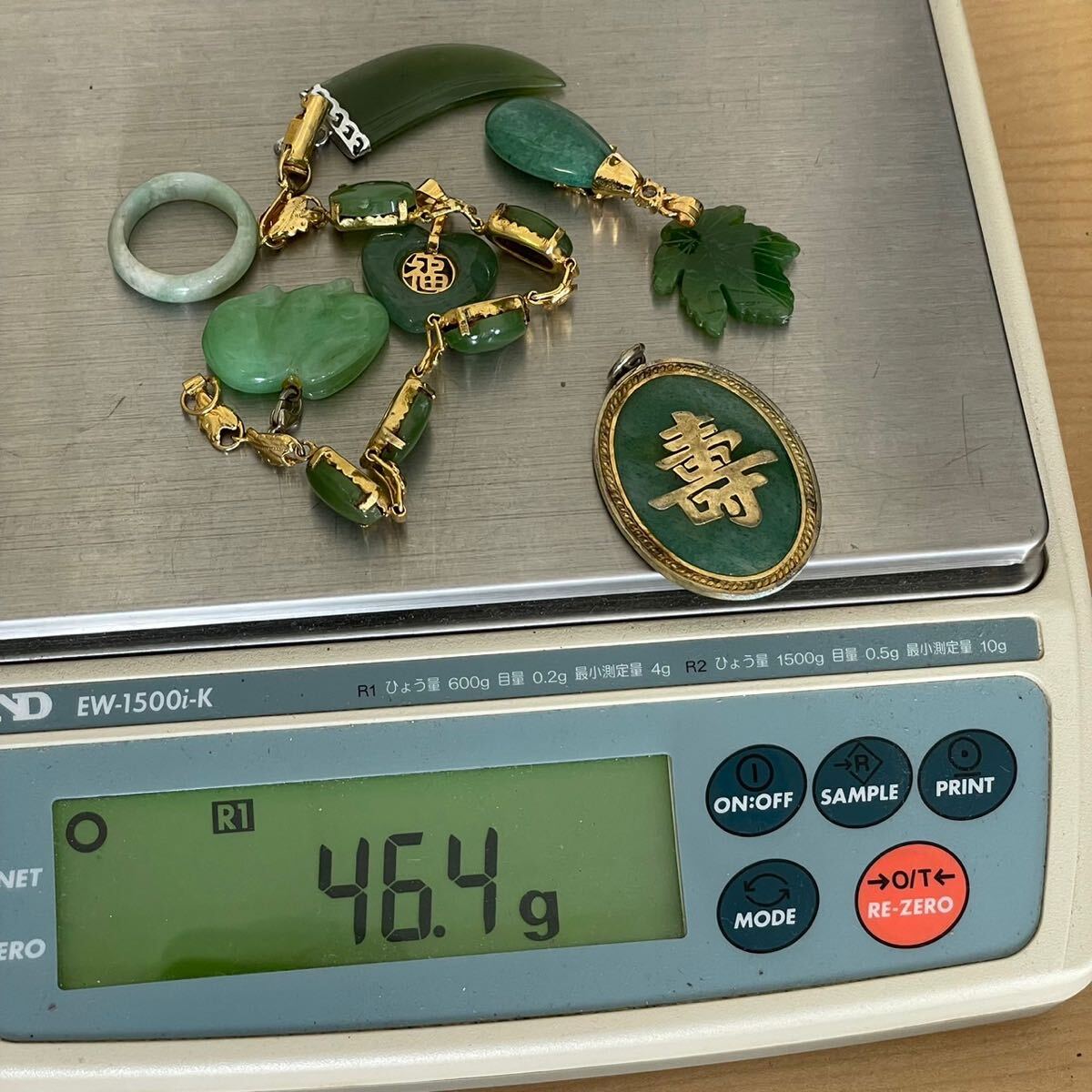 日本代購代標第一品牌【樂淘letao】－【☆T0821】翡翠？ ひすい？ まとめ 約46.4g レディース