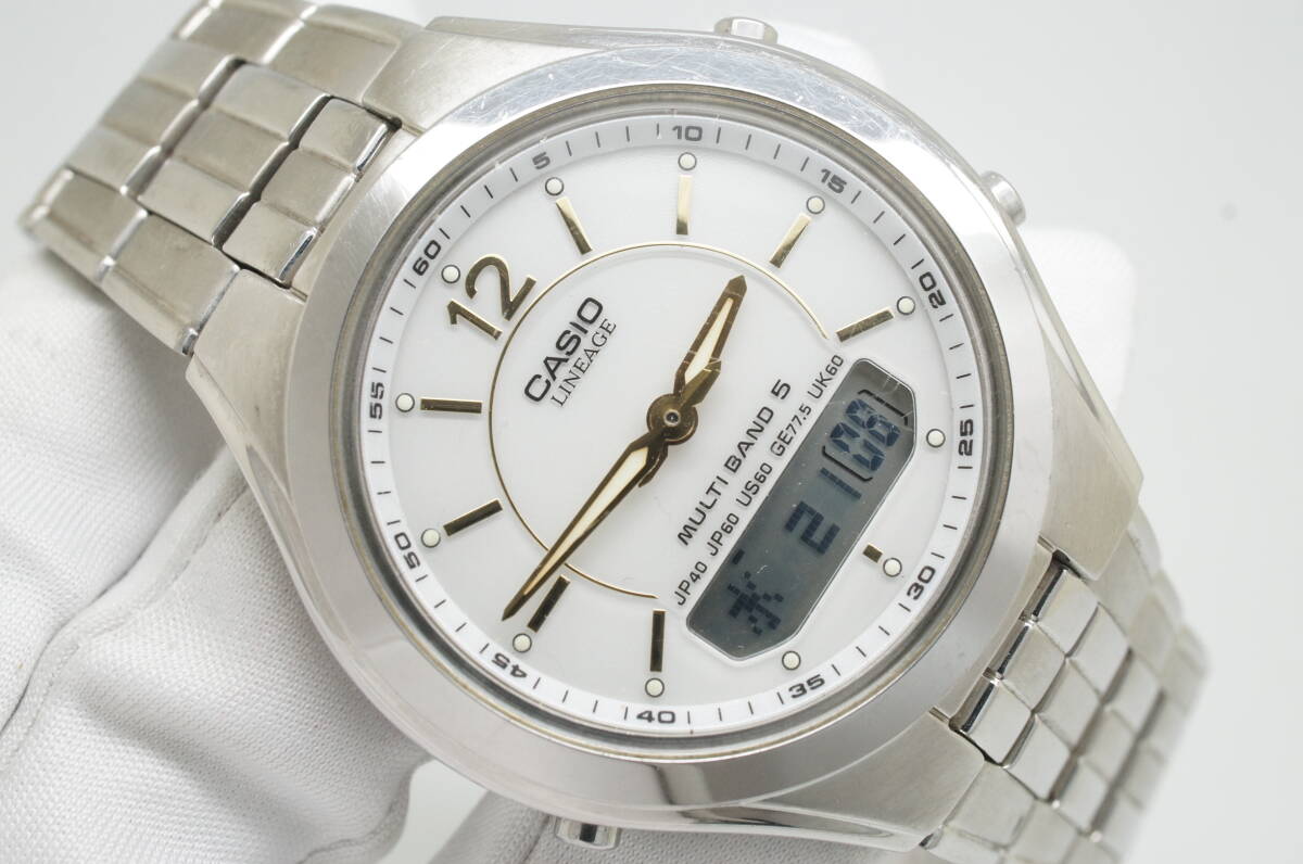 Yahoo!オークション - H80 作動良好 CASIO カシオ LINEAGE LCW-M200 マ...