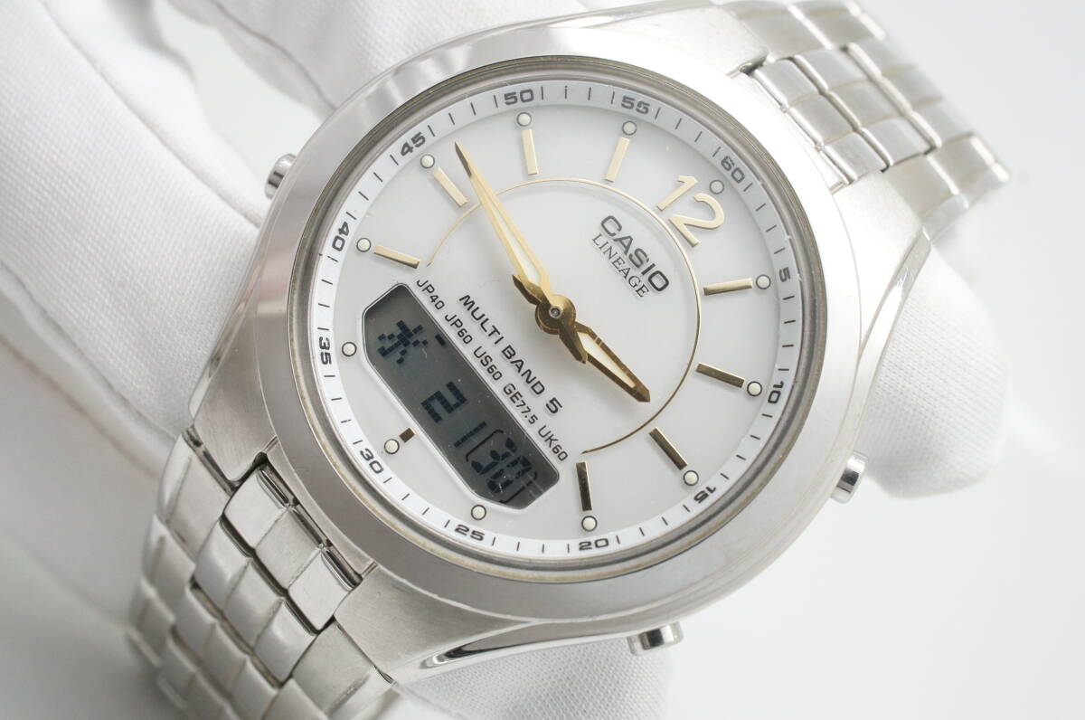 Yahoo!オークション - H80 作動良好 CASIO カシオ LINEAGE LCW-M200 マ...