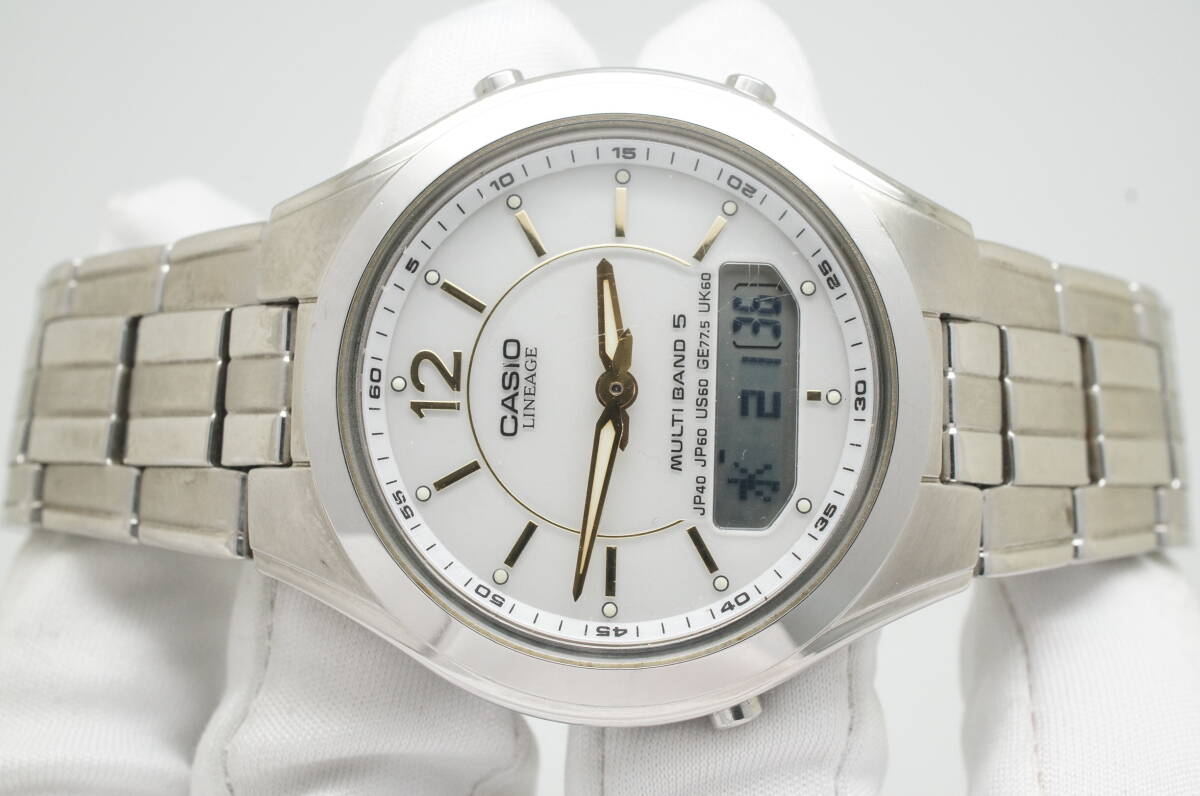 Yahoo!オークション - H80 作動良好 CASIO カシオ LINEAGE LCW-M200 マ...