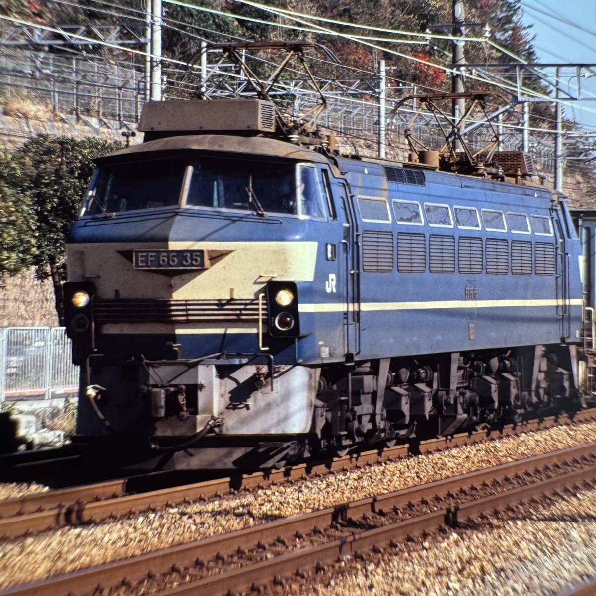 Yahoo!オークション - 古い鉄道写真 カラーリバーサル EF6574 EF6635 E...