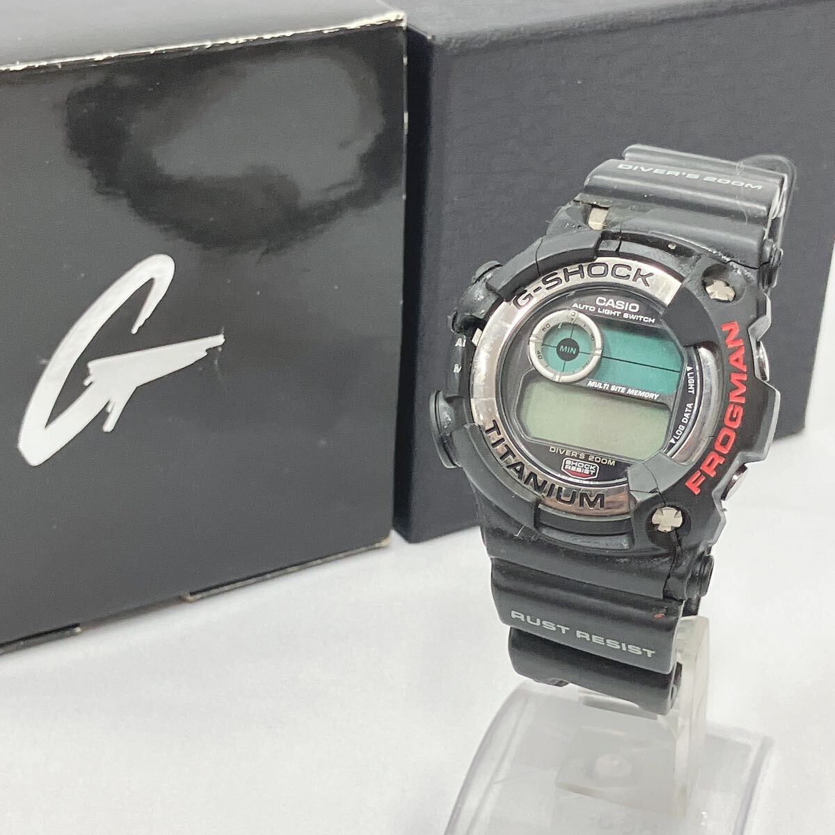 CASIO カシオ G-SHOCK FROGMAN DW-9900 フロッグマン デジタル文字盤 メンズ クォーツ 腕時計 ケース付き R尼0821(FROGMAN)｜売買されたオークション ...