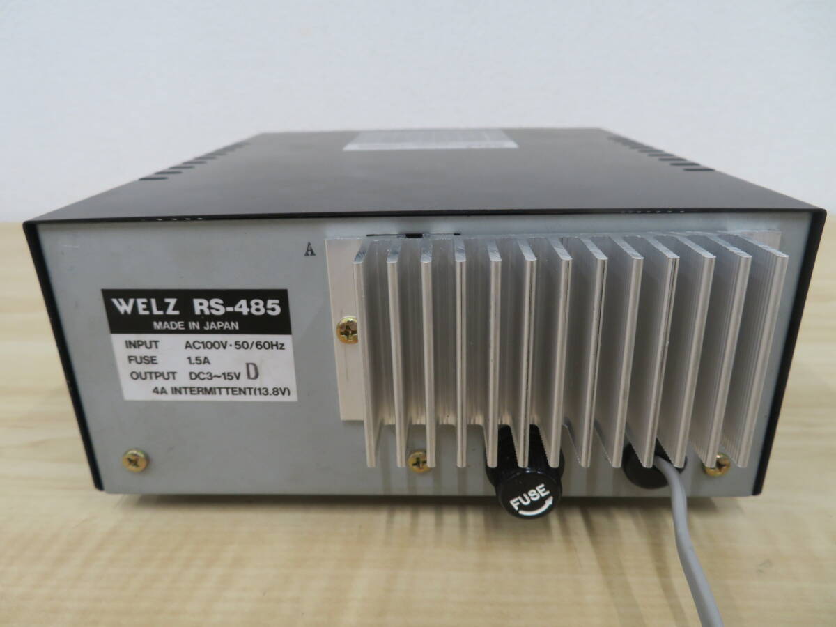 Yahoo!オークション - WELZ DC POWER SUPPLY RS-485 直流安定化電源 通...