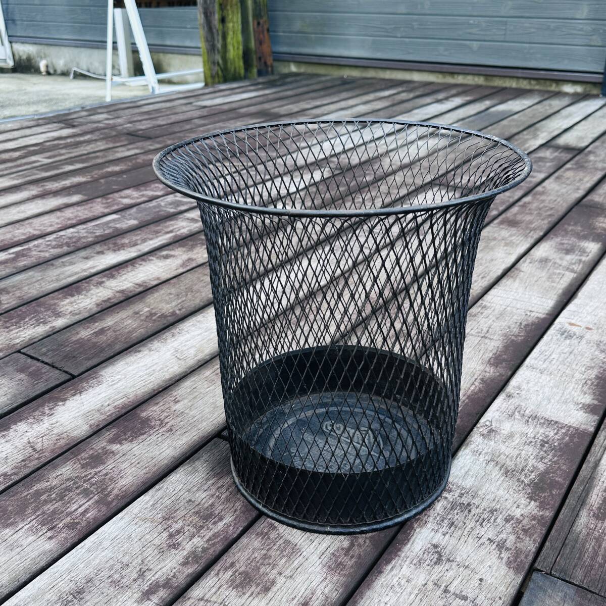 Yahoo!オークション - 【Antique】~1940s Wire Mesh Basket ワイヤーメ...