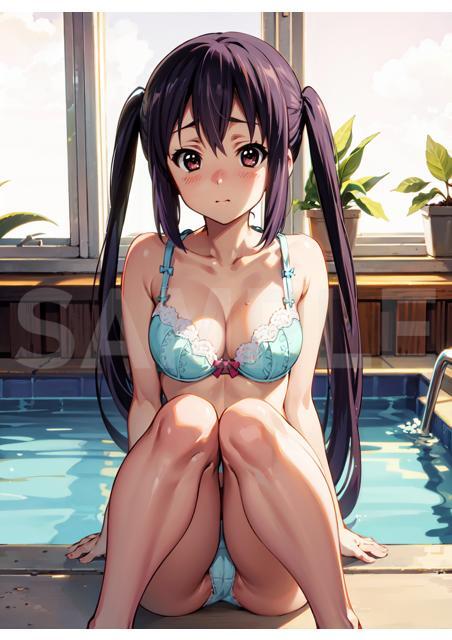 Yahoo!オークション - A0017 【まとめ取引不可】けいおん 中野梓 A4 ポ...