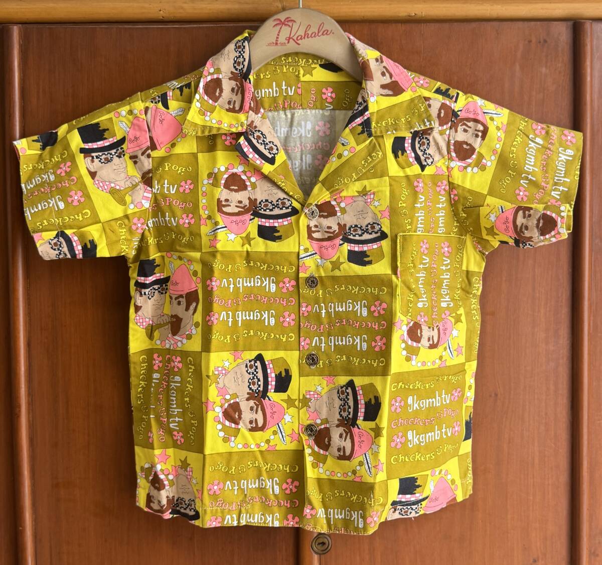 1960s ビンテージ アロハシャツ Checkers & Pogo キッズサイズ NO TGA(100（95～104cm）)｜売買されたオークション情報、yahooの商品情報をアーカイブ公開 ...