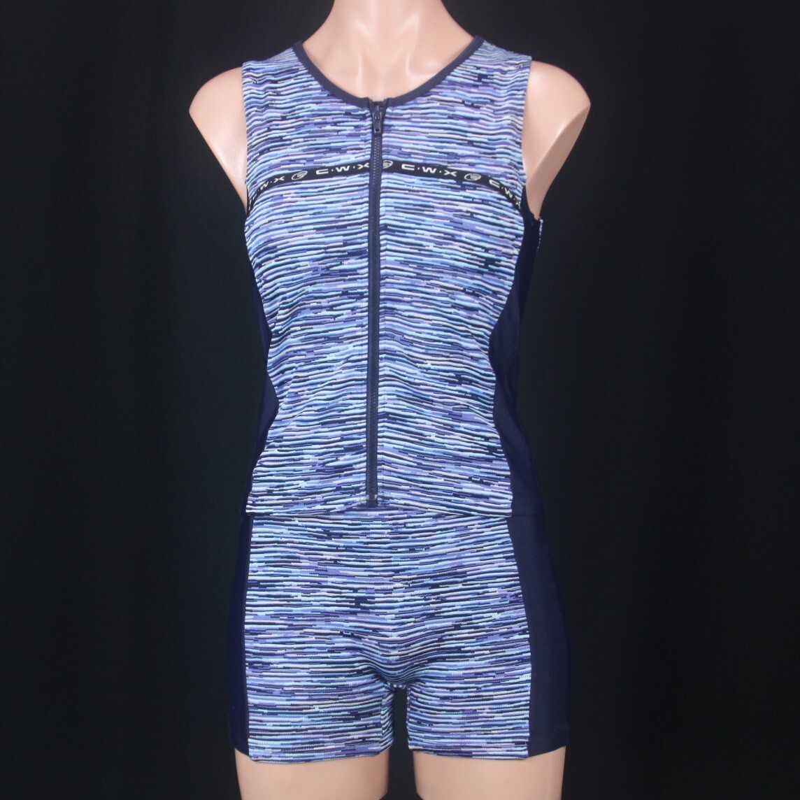 Yahoo!オークション - C1544 ワコール CWX セパレート 青 ブルー系 ネ...