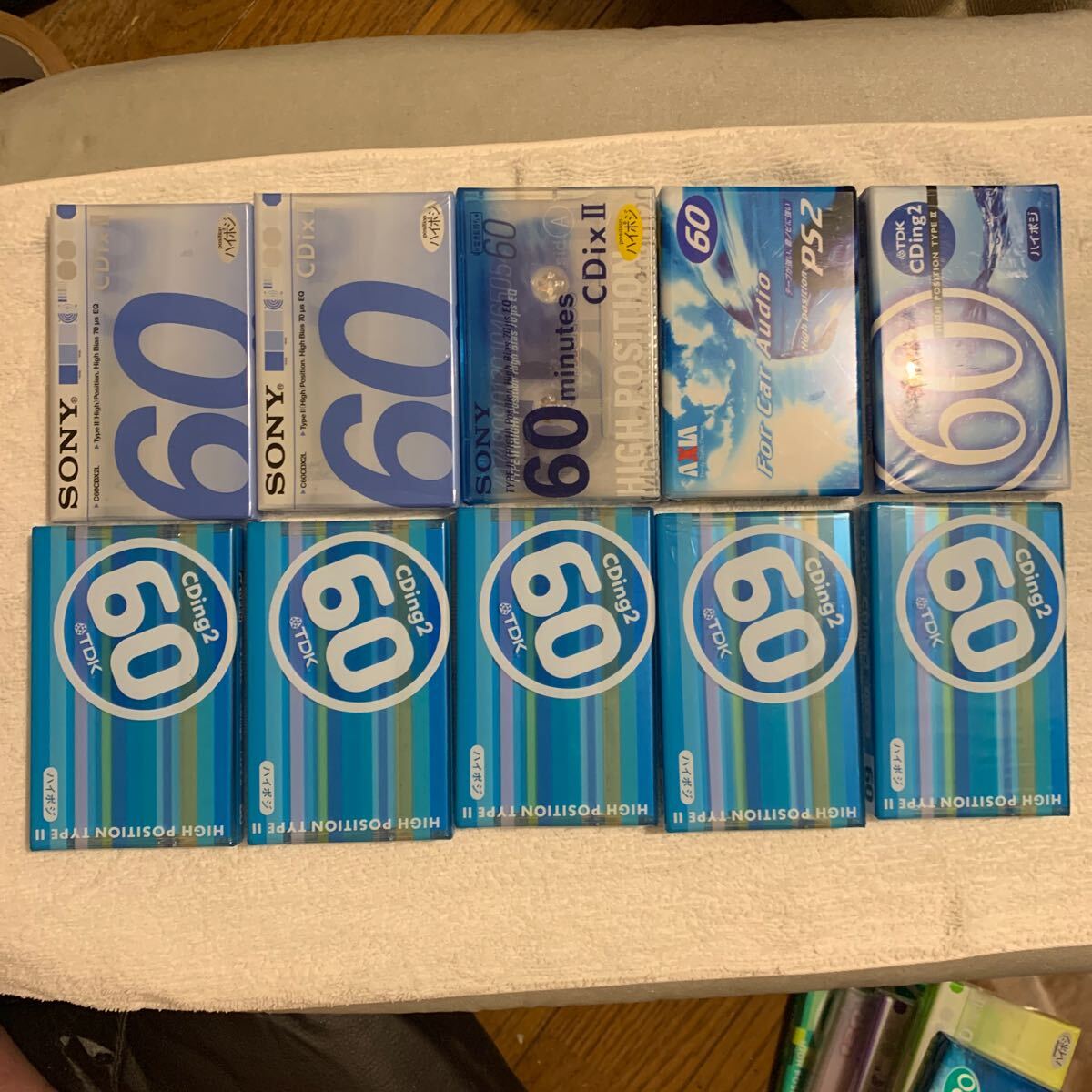 カセットテープ ハイポジション 10本セット 60分 TDK SONY AXIA(記録媒体)｜売買されたオークション情報、yahooの商品情報をアーカイブ公開 - オークファン（aucfan.com）