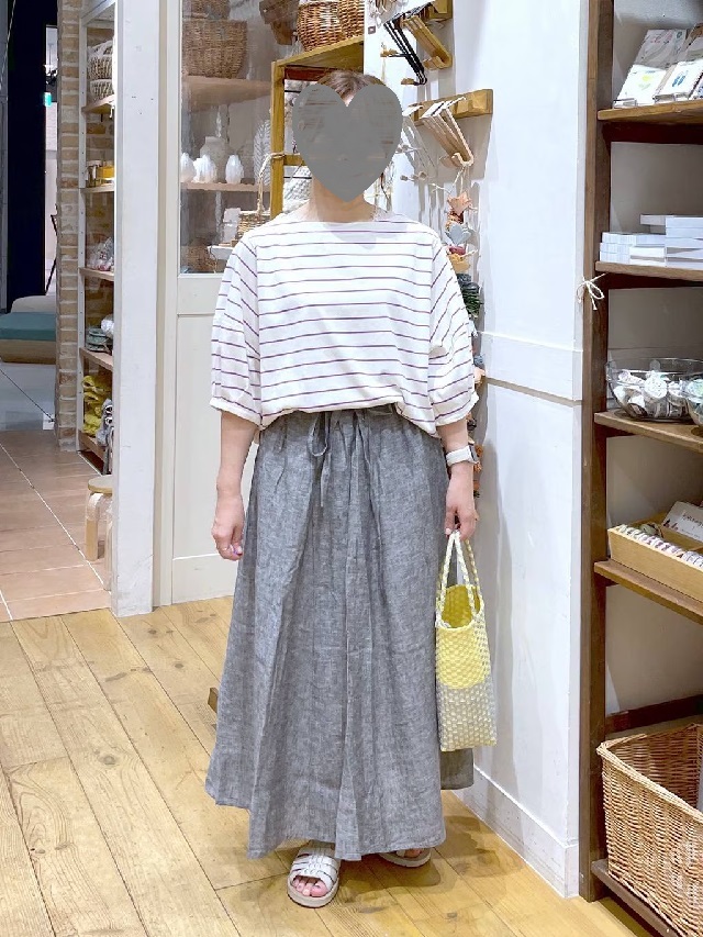 Yahoo!オークション - 美品タグあり スタジオクリップ 2WAY綿麻スカー...