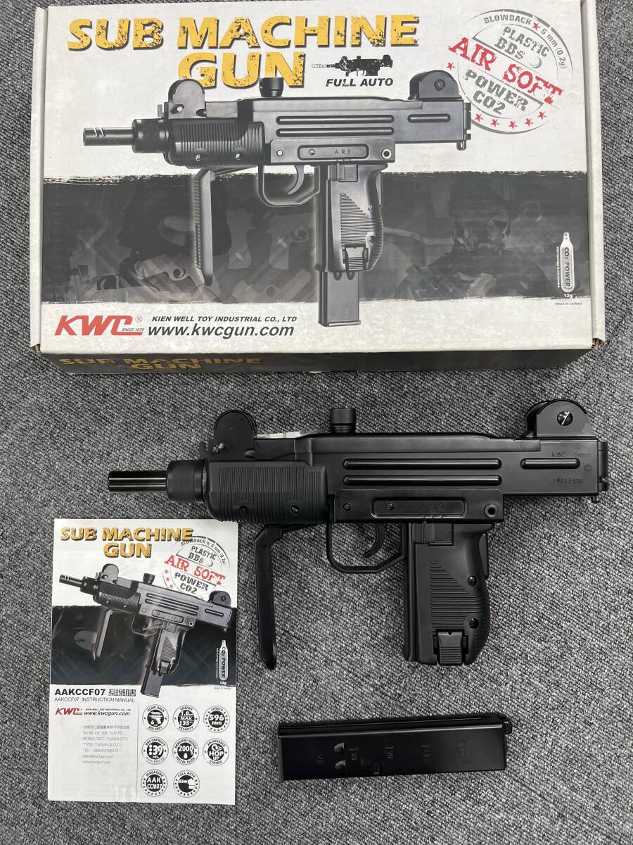 Yahoo!オークション - KWC CO2 ガスブローバック MINI UZI ミニ ウージー