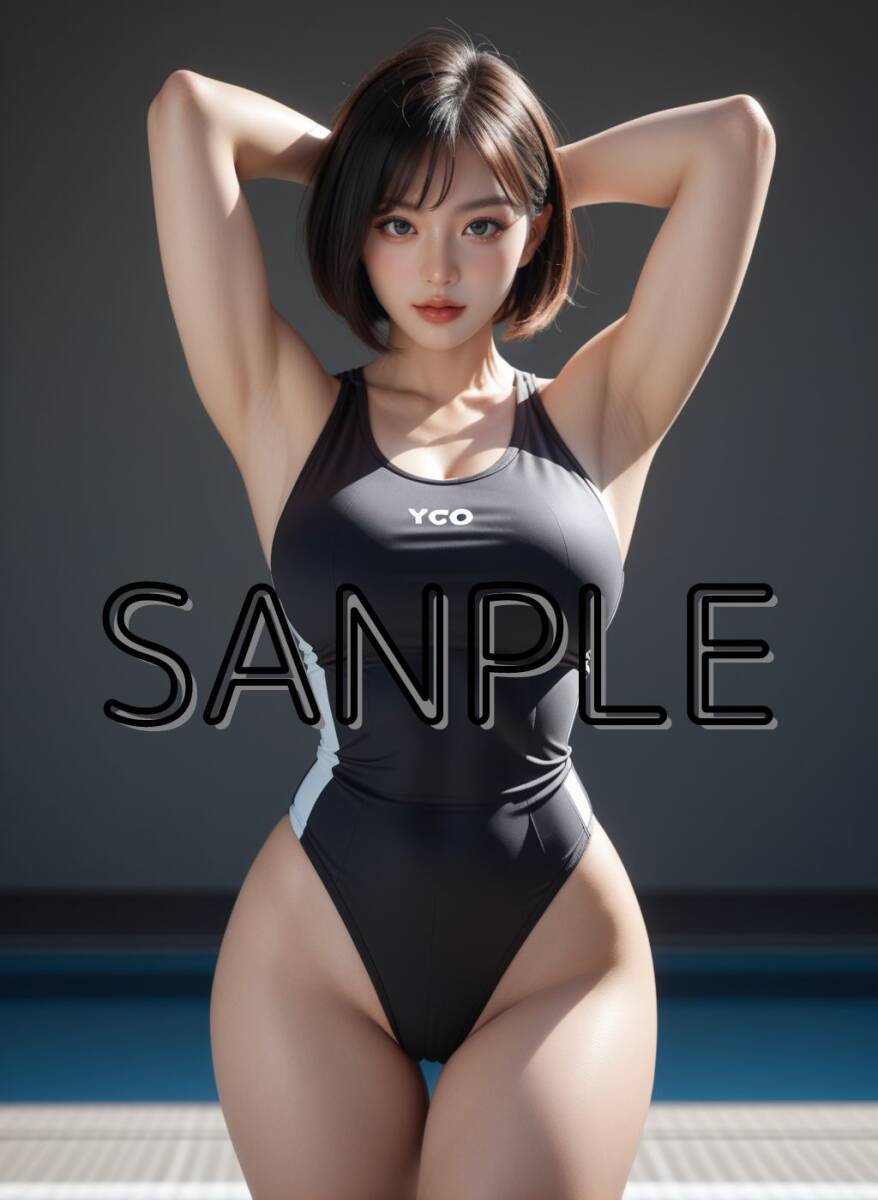 Yahoo!オークション - 00044 A4ポスター イラスト アート AI美女 セク...