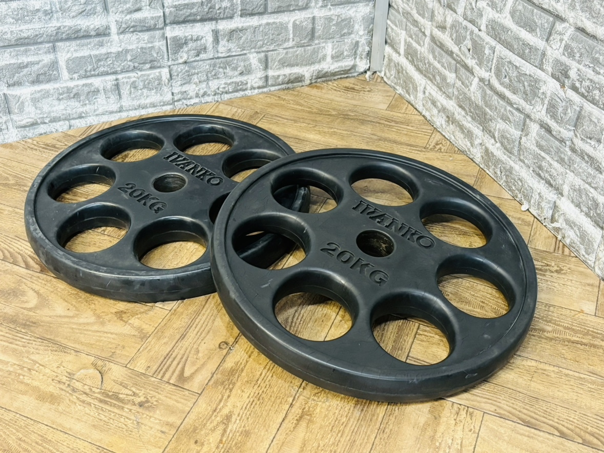 Yahoo!オークション - IVANKO イヴァンコ オリンピックプレート 20kg×...