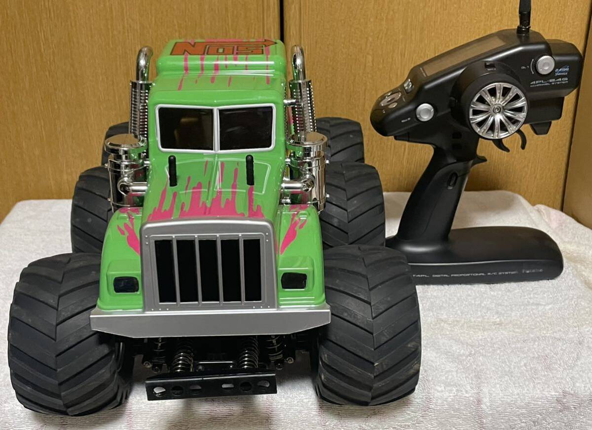 Yahoo!オークション - タミヤ コングヘッド G6-01 6WD 4WS仕様 フタバ4...