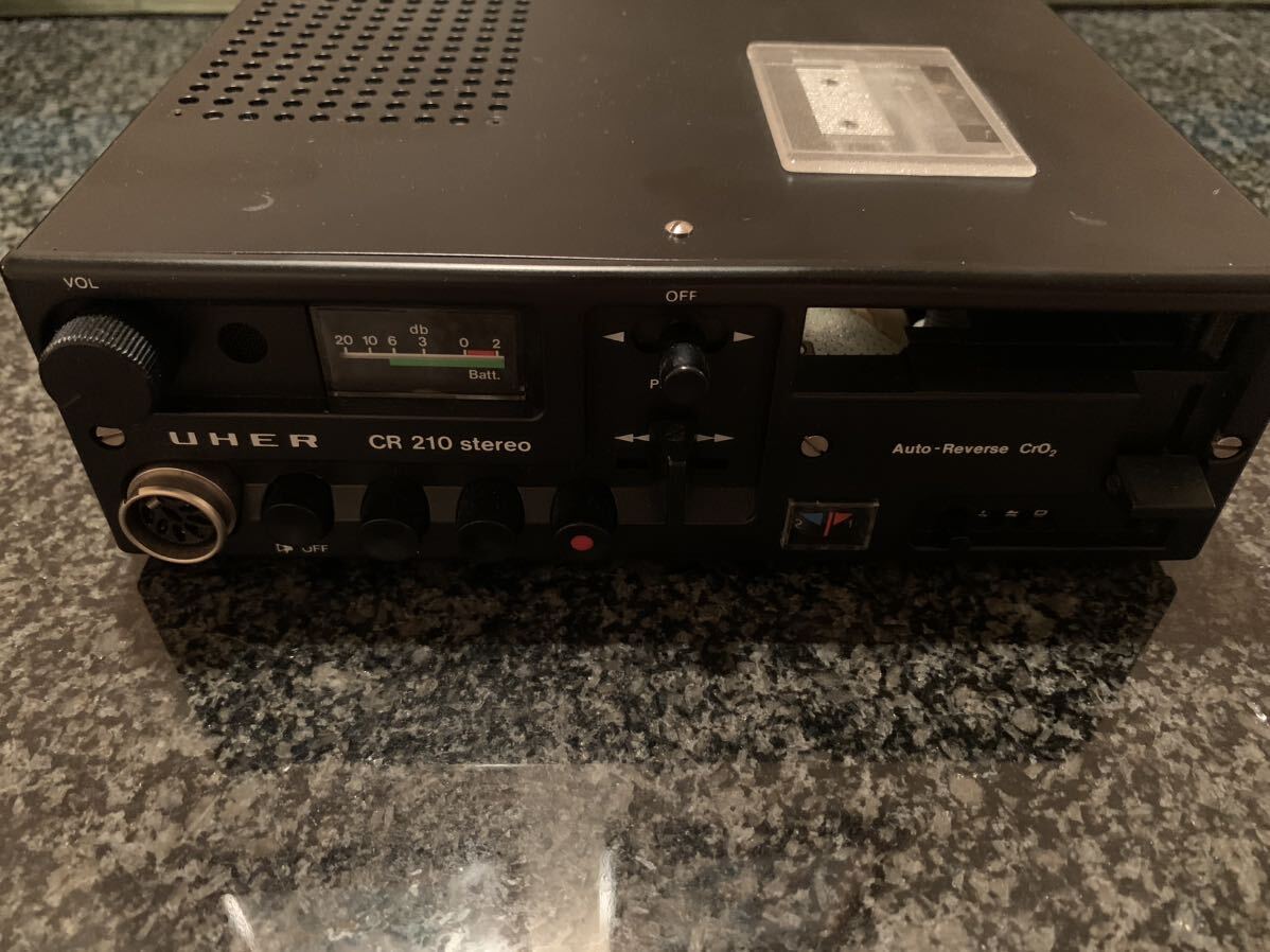Yahoo!オークション - UHER CR210&NETZ TEIL Z131 ステレオポータブル...