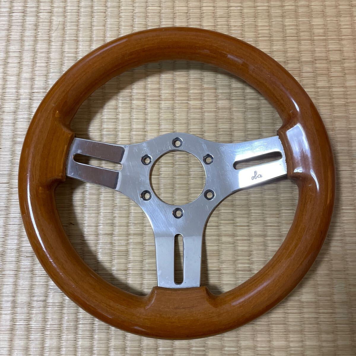 Yahoo!オークション - OBA 28Φ ステアリング ウッドステアリング 旧車 ...