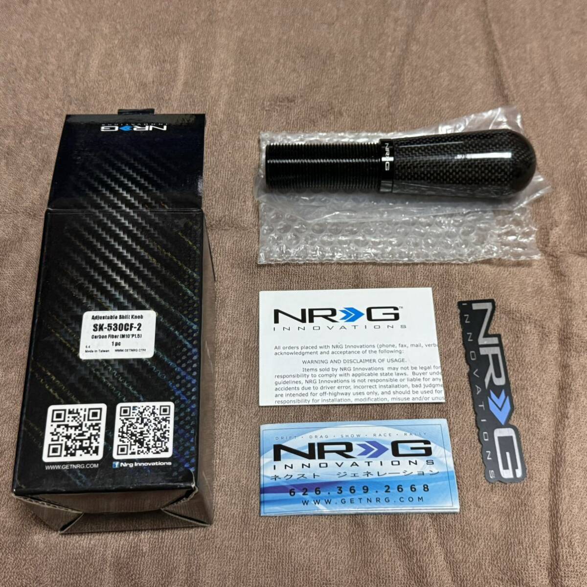 Yahoo!オークション - NRG innovation カーボンアジャスタブルシフトノ...