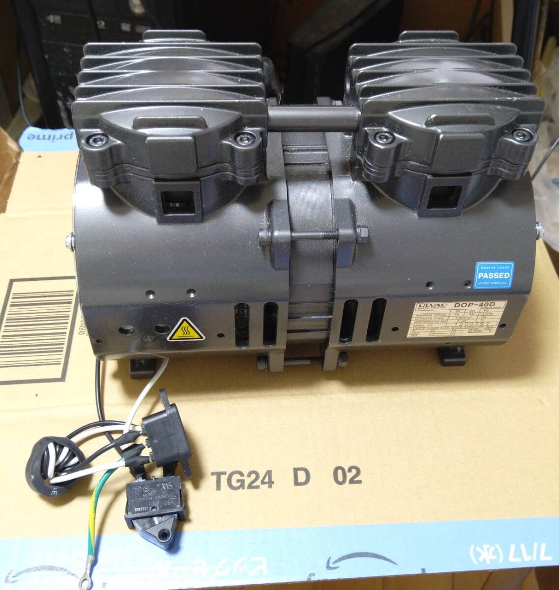 Yahoo!オークション - 【通電確認】 アルバック機工/ULVAC 揺動ピスト...